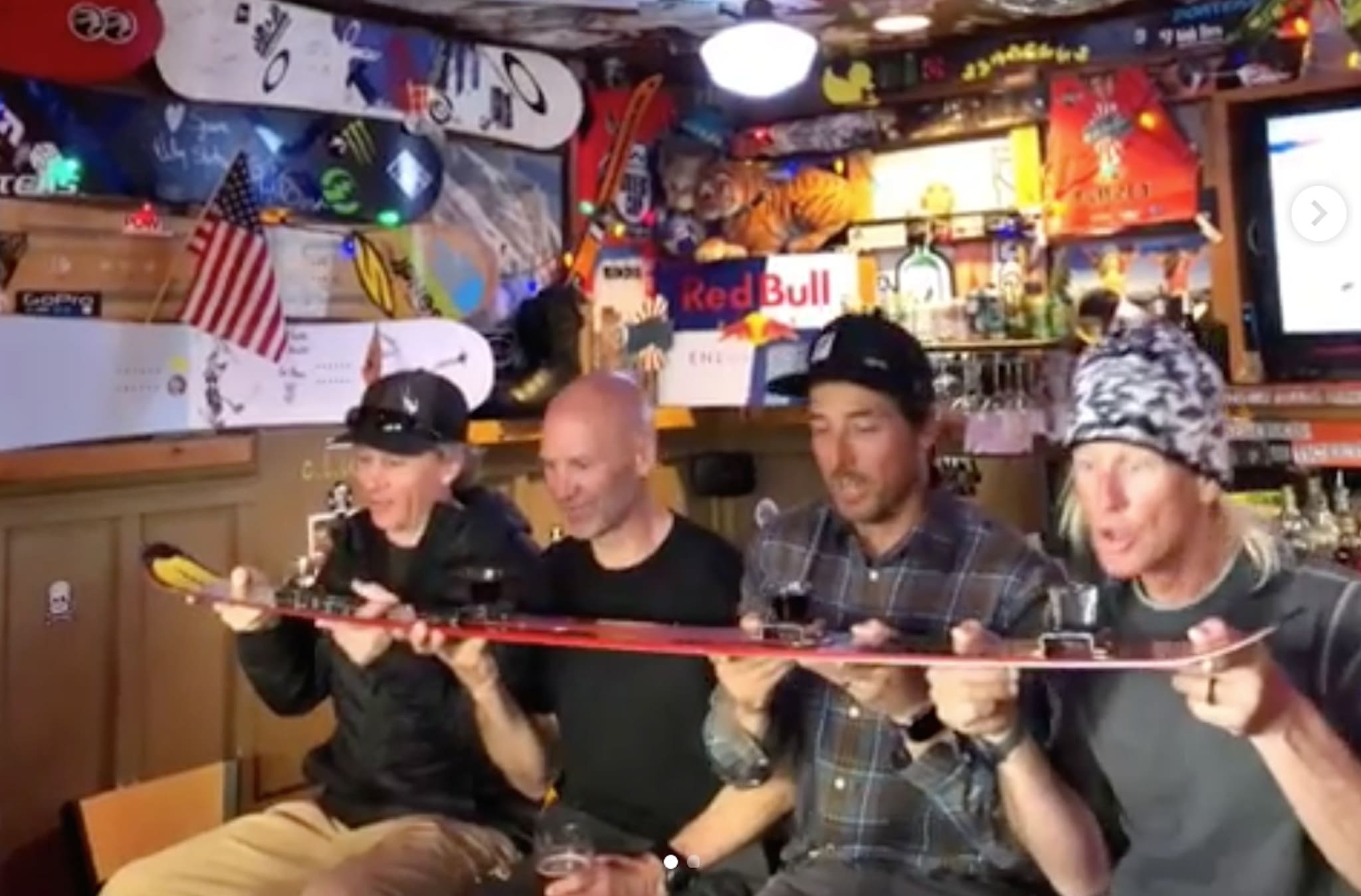Scot Schmidt, Mike Hattrup, Jonny Moseley and Glen Plake Take A Shot ...