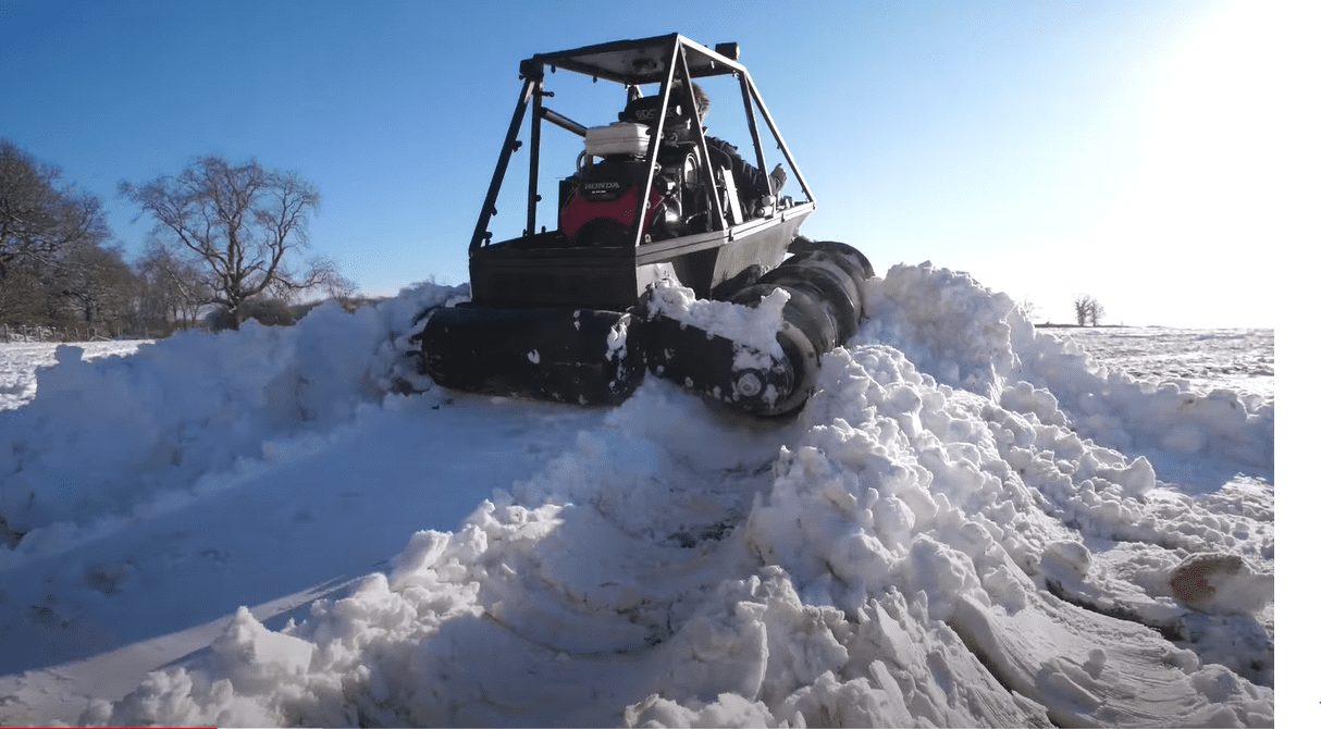 Homemade 'Screw Tank' Conquers Snow & Ice - Unofficial Networks