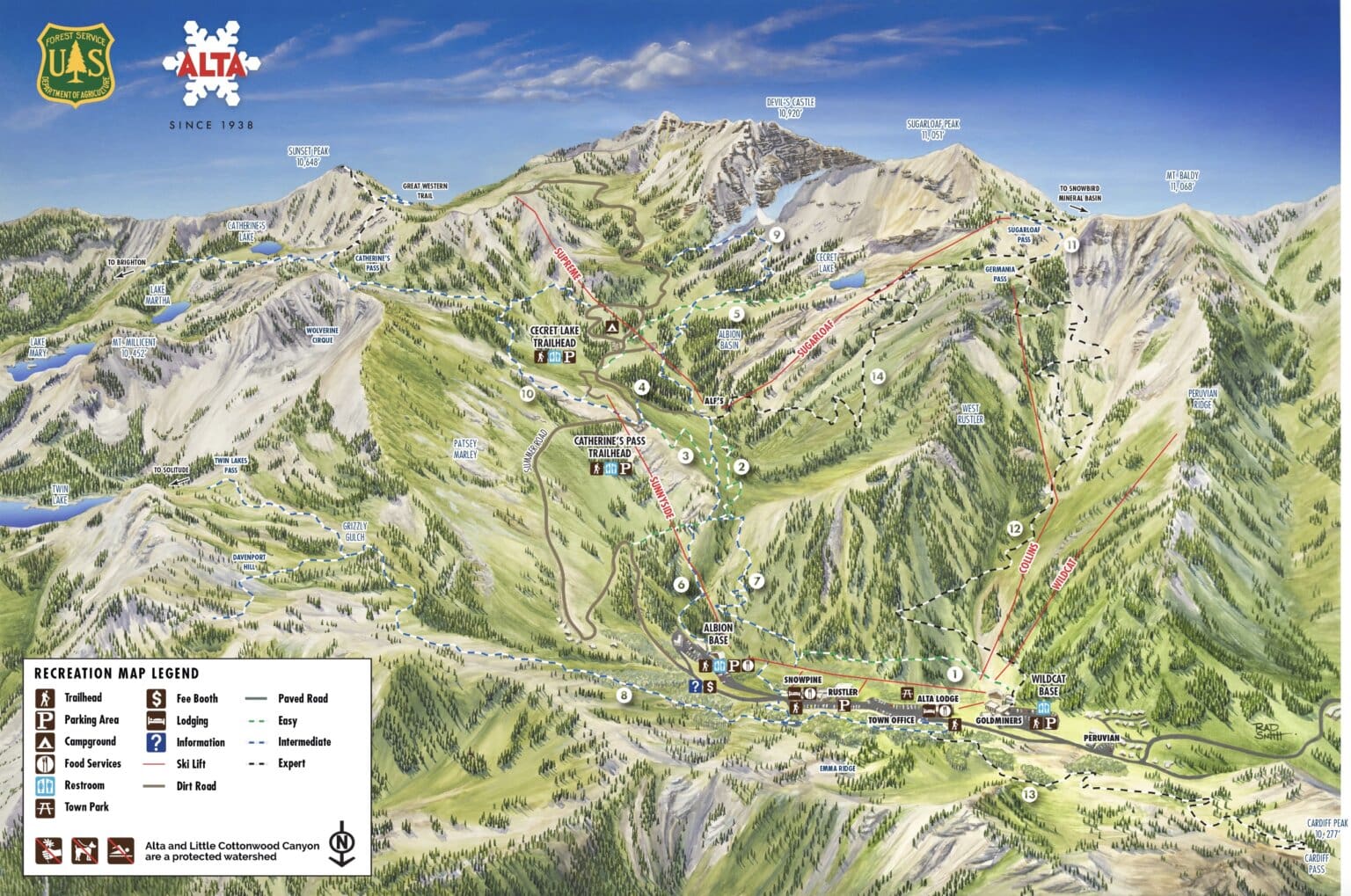 Alta Unveils New Summer Trail Map - Unofficial Networks