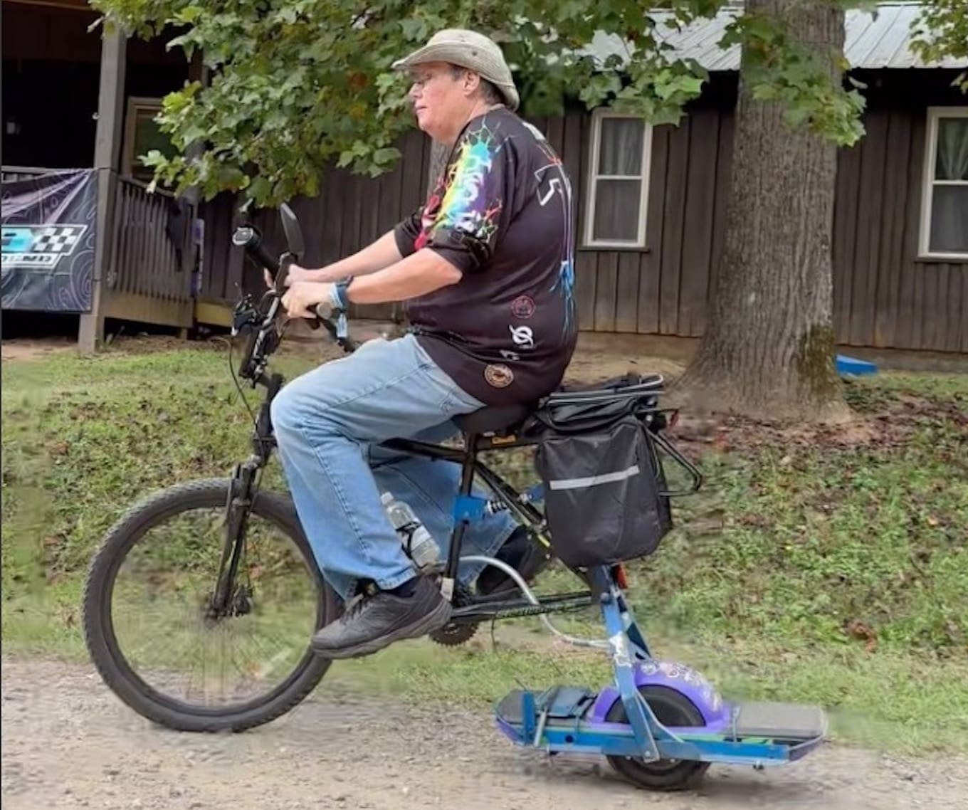 This Clever Dude Built An E-Bike Using A One-Wheel - Unofficial Networks