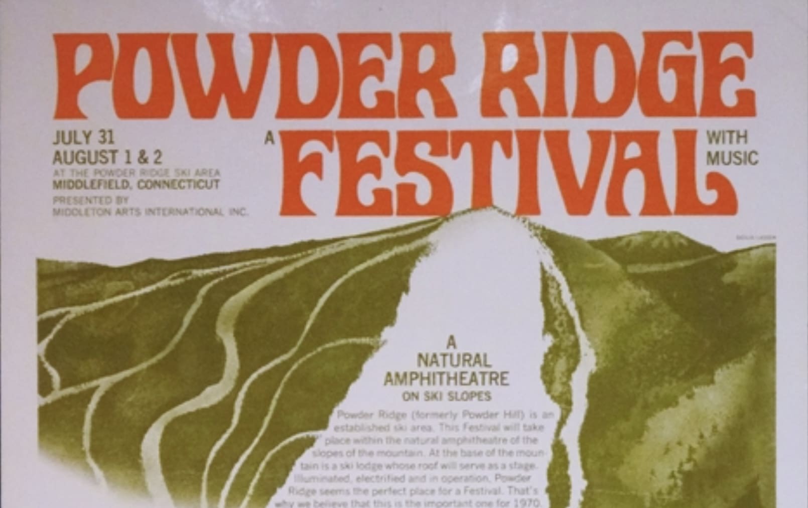 The Story of Powder Ridge Music Festival, The Follow-Up To Woodstock ...