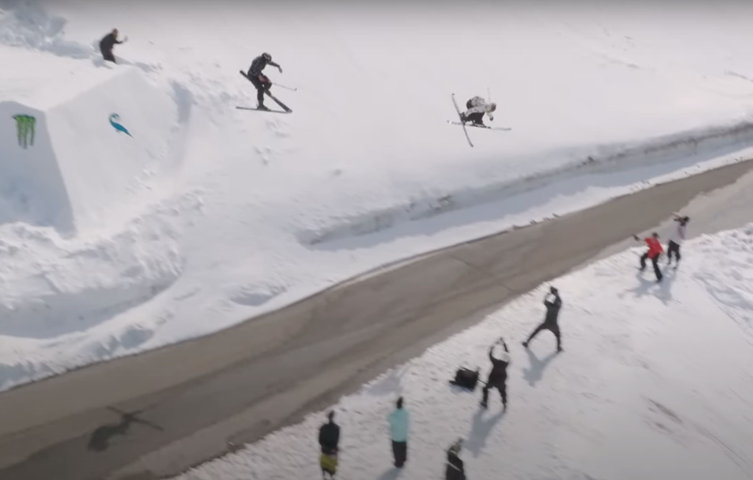 Ski Event Where All The Jumps Are Over Roads - Unofficial Networks