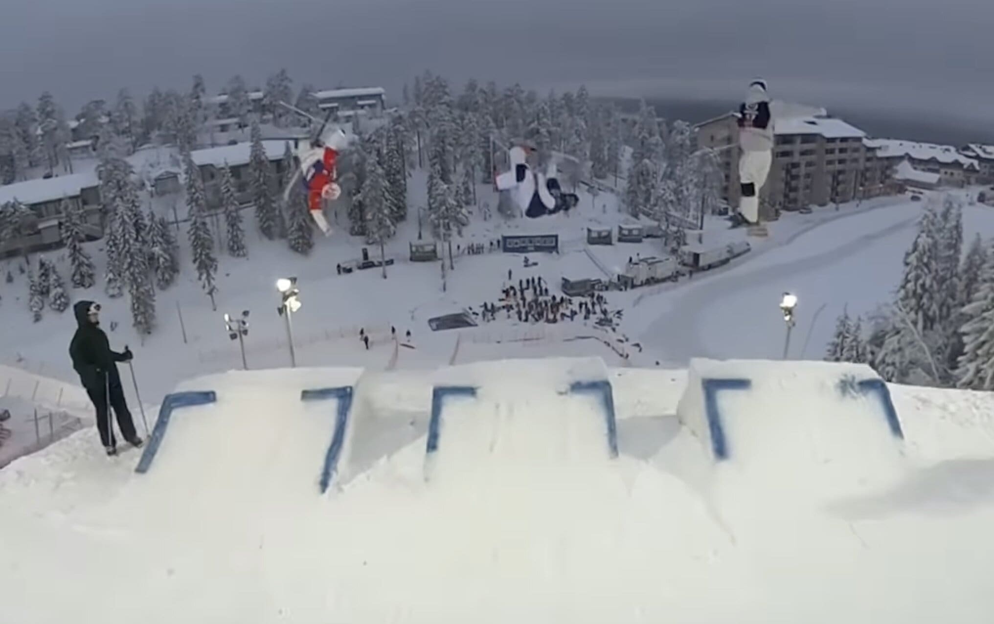 This Video POV Of Mogul Skiers Sending It Is Insane - Unofficial Networks