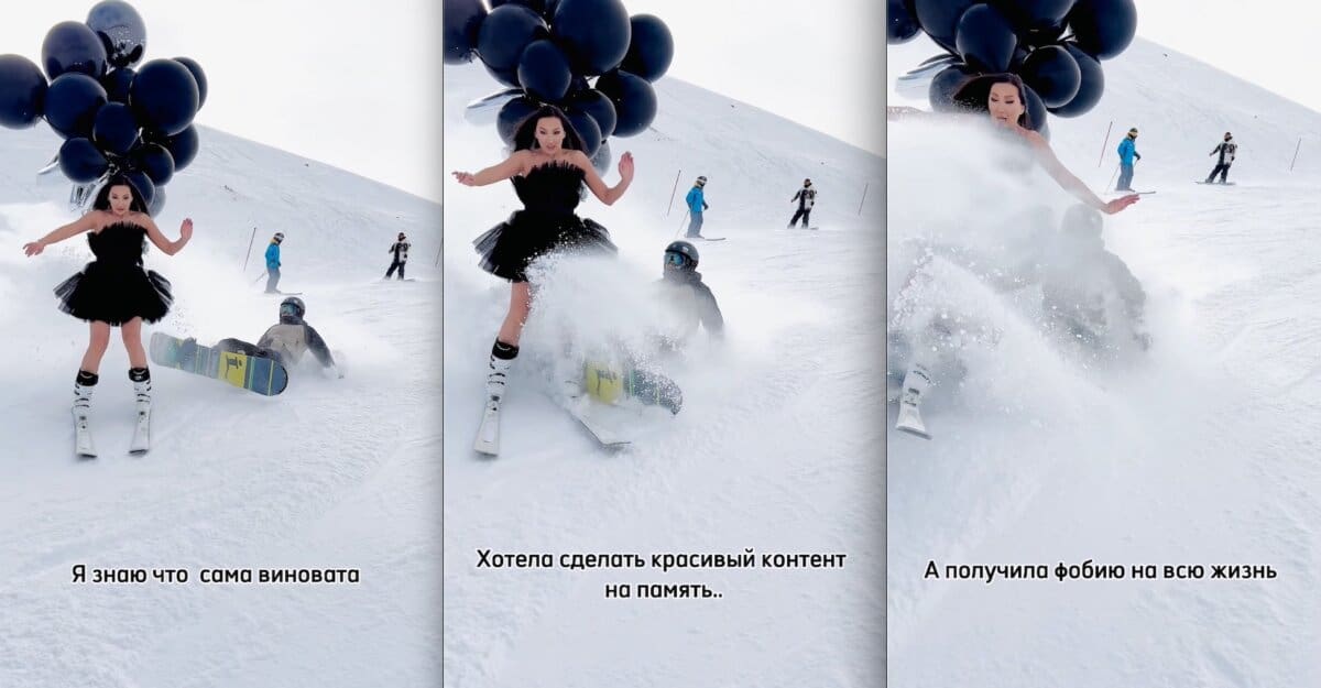 VIDEO: Influencer Smashed By Out of Control Snowboarder - Unofficial ...