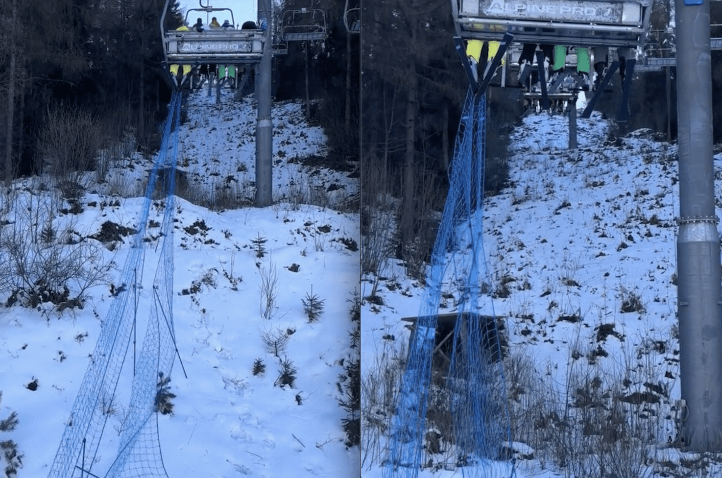 VIDEO: Skier Drags Net Up Chairlift After Getting Snagged - Unofficial ...