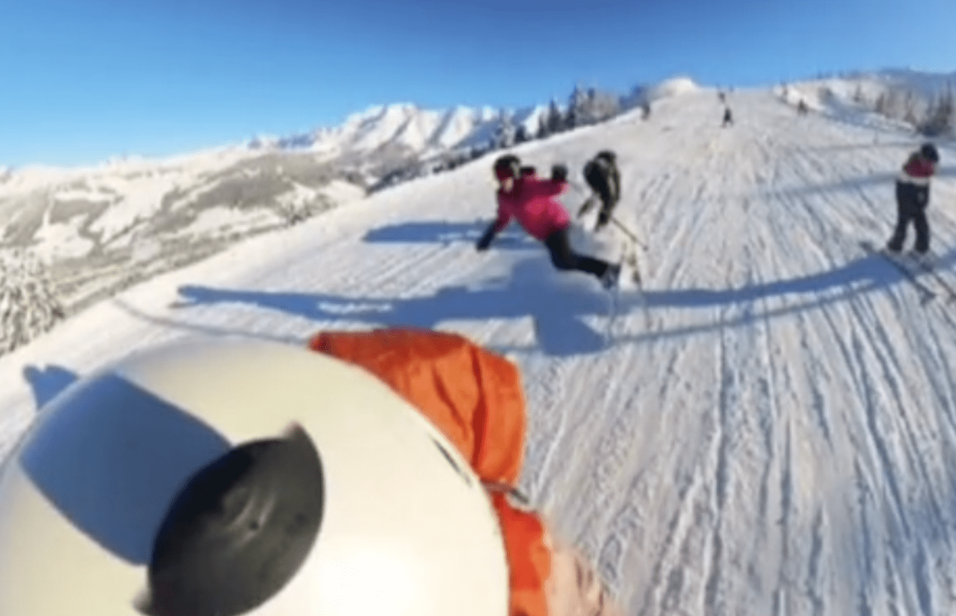 VIDEO: Out of Control Skier Takes Out Multiple People From Behind ...