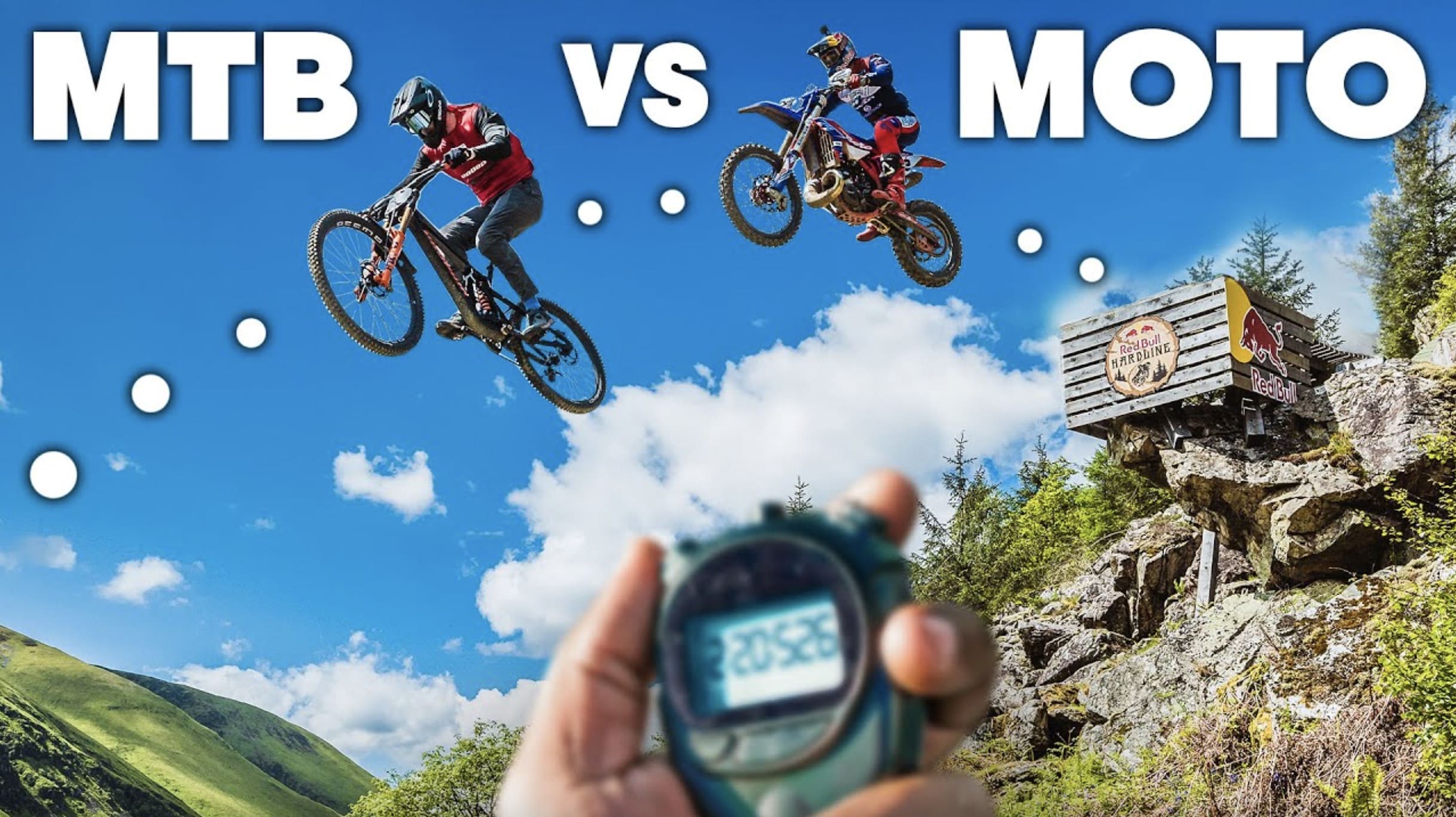 Can A Motorbike Beat The Red Bull Hardline Record?