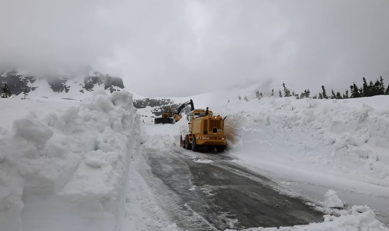 Going-to-the-Sun Road Plowing Continues As Crews Battle Deepest Snow In ...