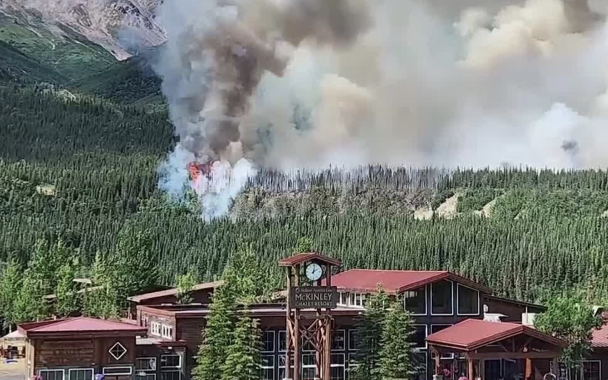 Wildfire Prompts Evacuations @ Alaska's Denali National Park ...