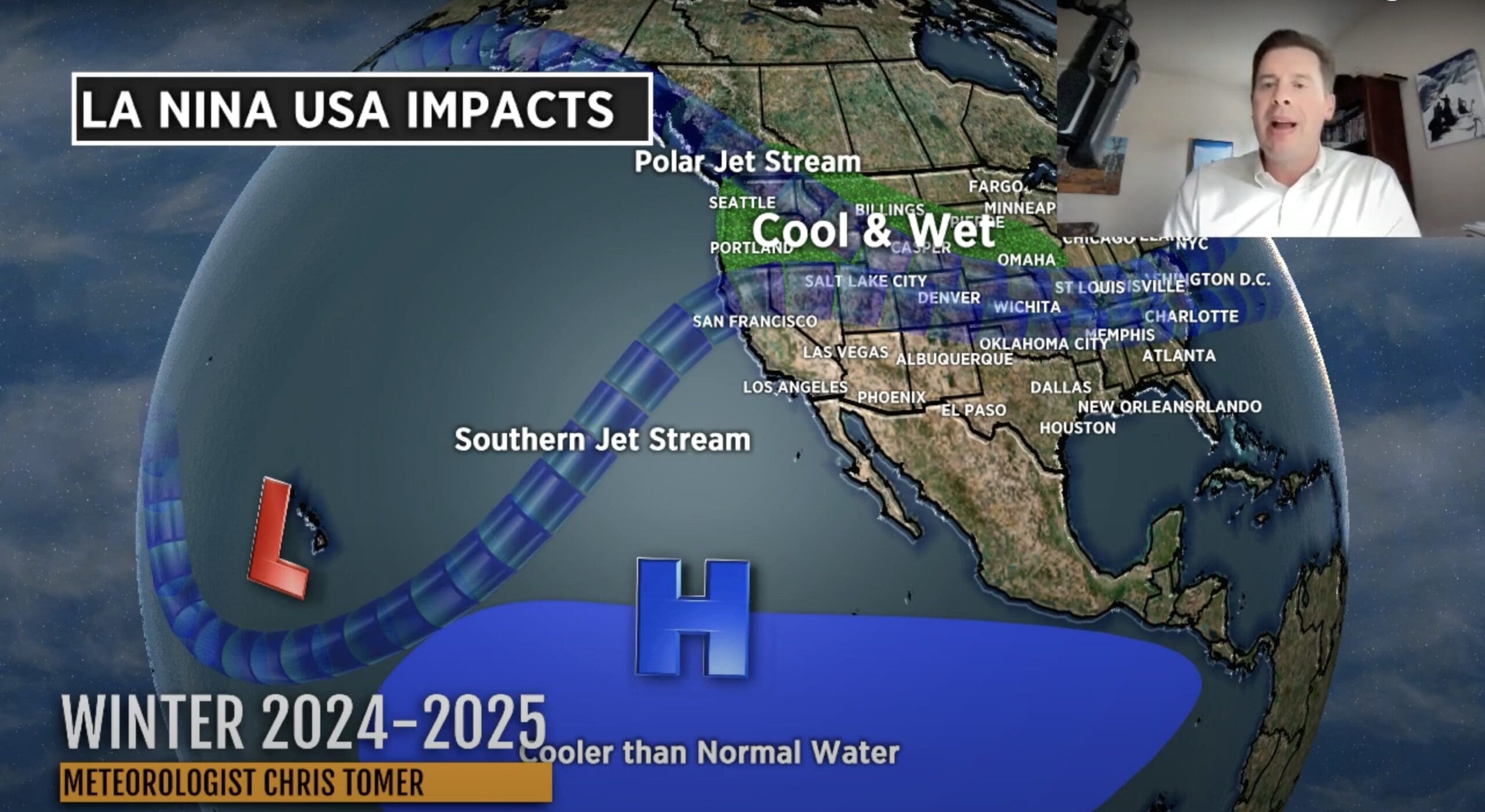 Meteorologist Chris Tomer Winter Forecast 2024-2025 - Unofficial Networks