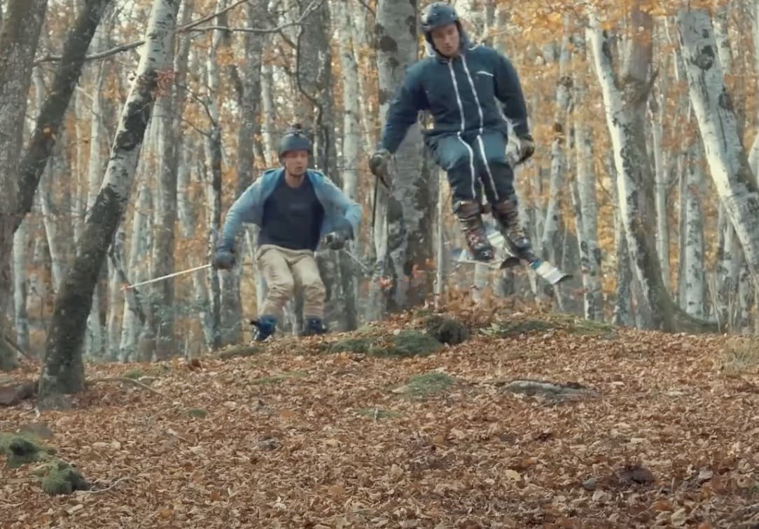 Embrace The Fall Season With This Leaf Skiing Segment From France ...