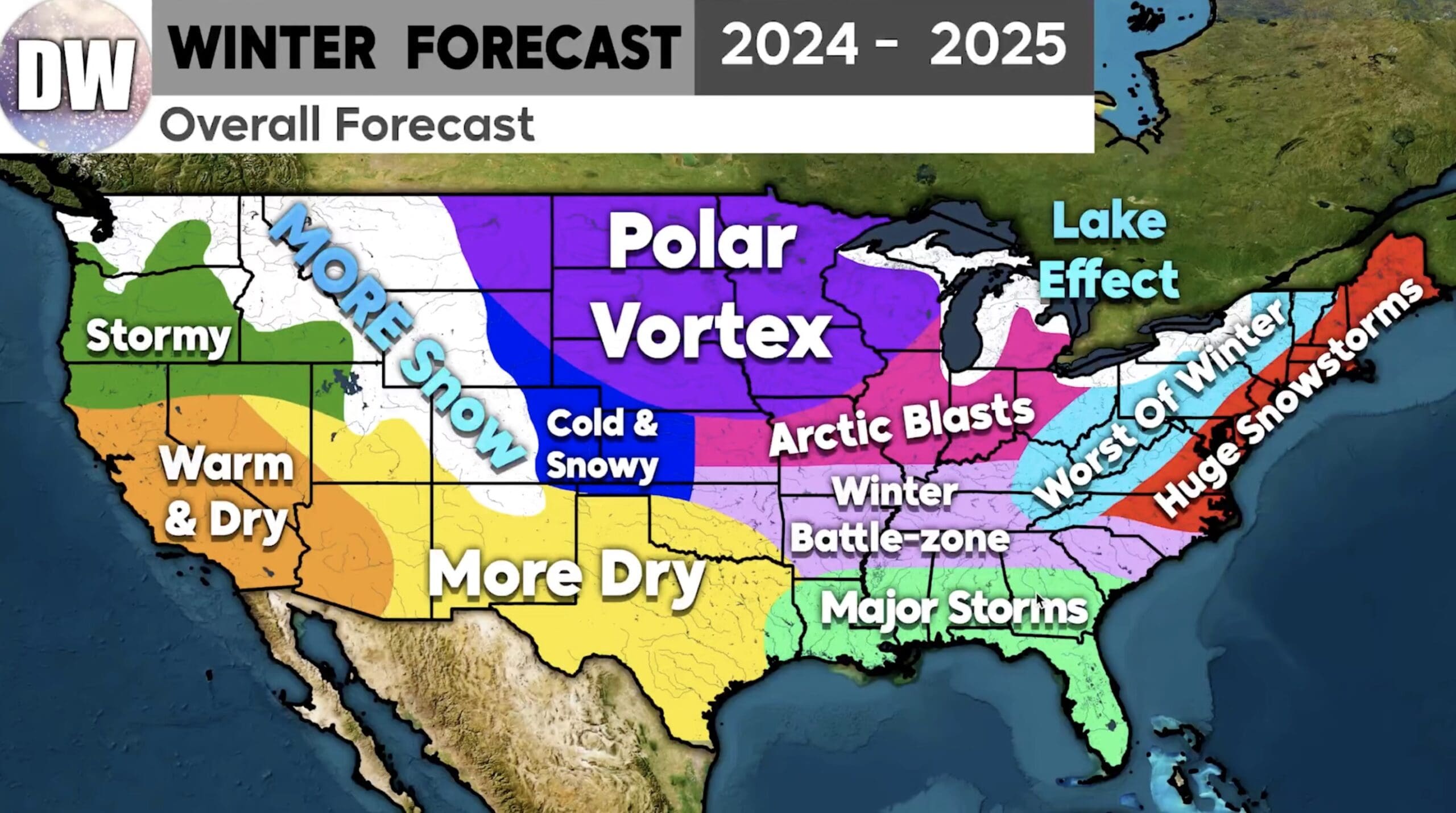 Direct Weather Releases Updated Winter Weather Forecast - Unofficial ...
