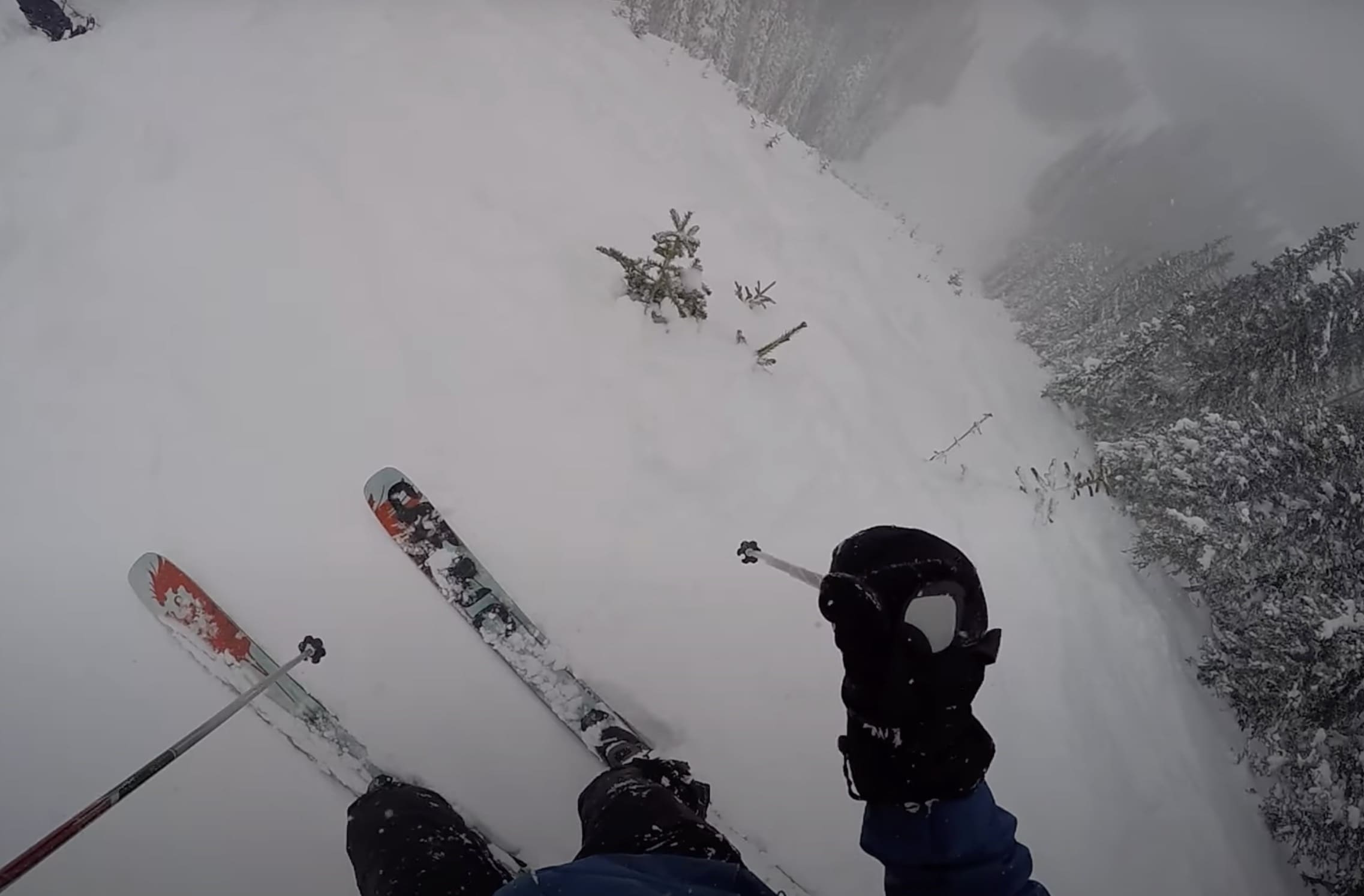 Skiing North America's Steepest Man-Made Run In Powder Conditions ...