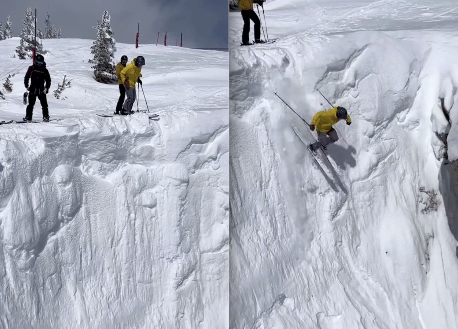 Skier Masterfully Sends Corbet's Couloir - Unofficial Networks