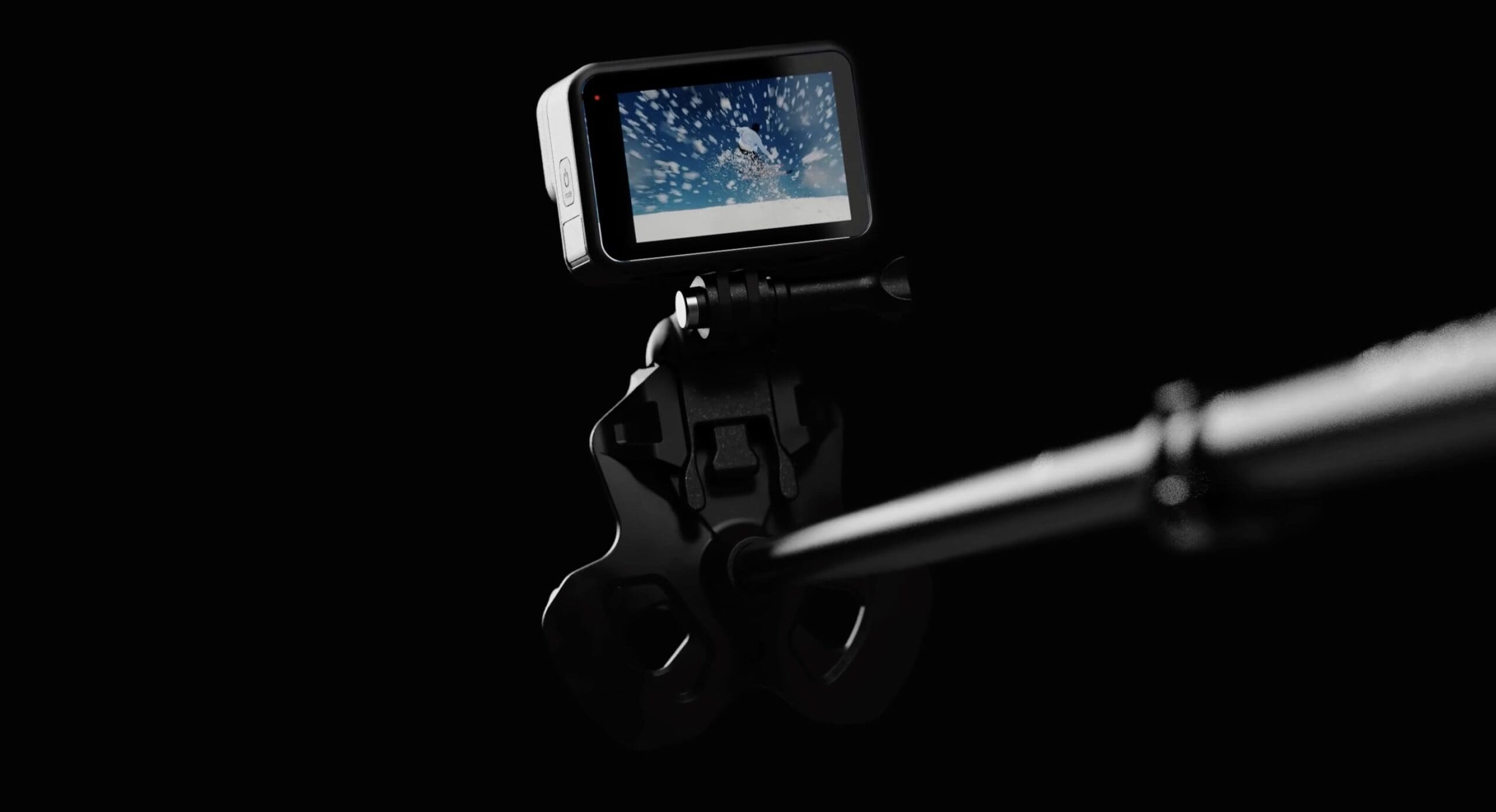 These Ski Pole Baskets Come With A Built In Action Camera Mount - Unofficial Networks