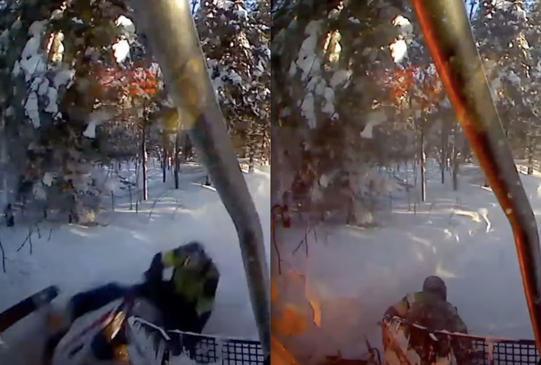 Snowmobile On Groomer Crash Results In Fiery Explosion - Unofficial ...