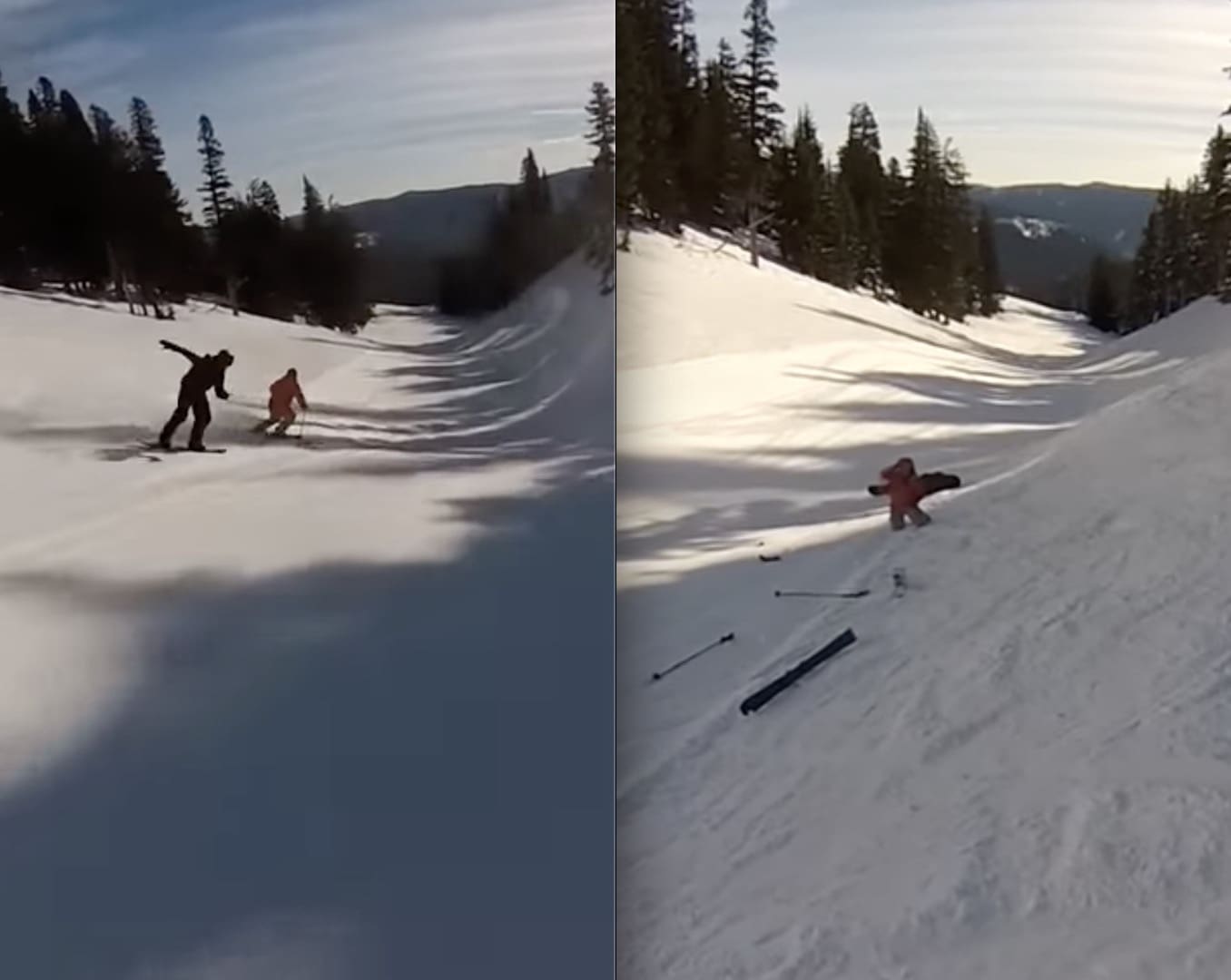 Out-Of-Control Snowboarder Slams Into Skier From Behind - Unofficial ...