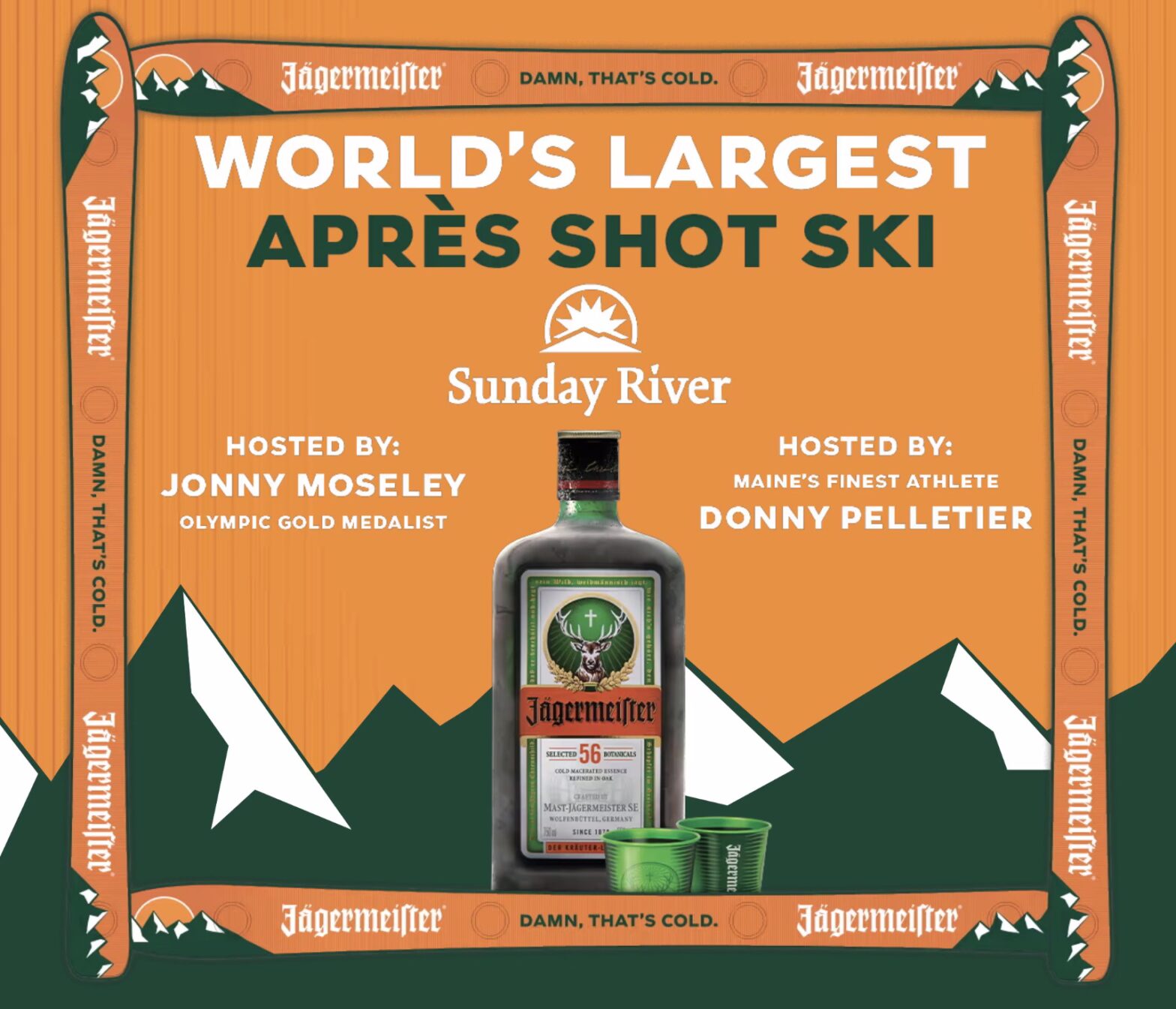 Jägermeister Alcohol of Choice For World's Record Longest Shot-Ski ...