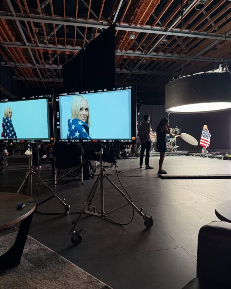 Lindsey Vonn On NBC Set For 2026 Olympics Promo Shoot - Unofficial Networks