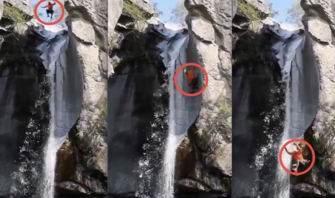 Canyoneer Sends Nearly Vertical Natural Rock Waterslide - Unofficial ...