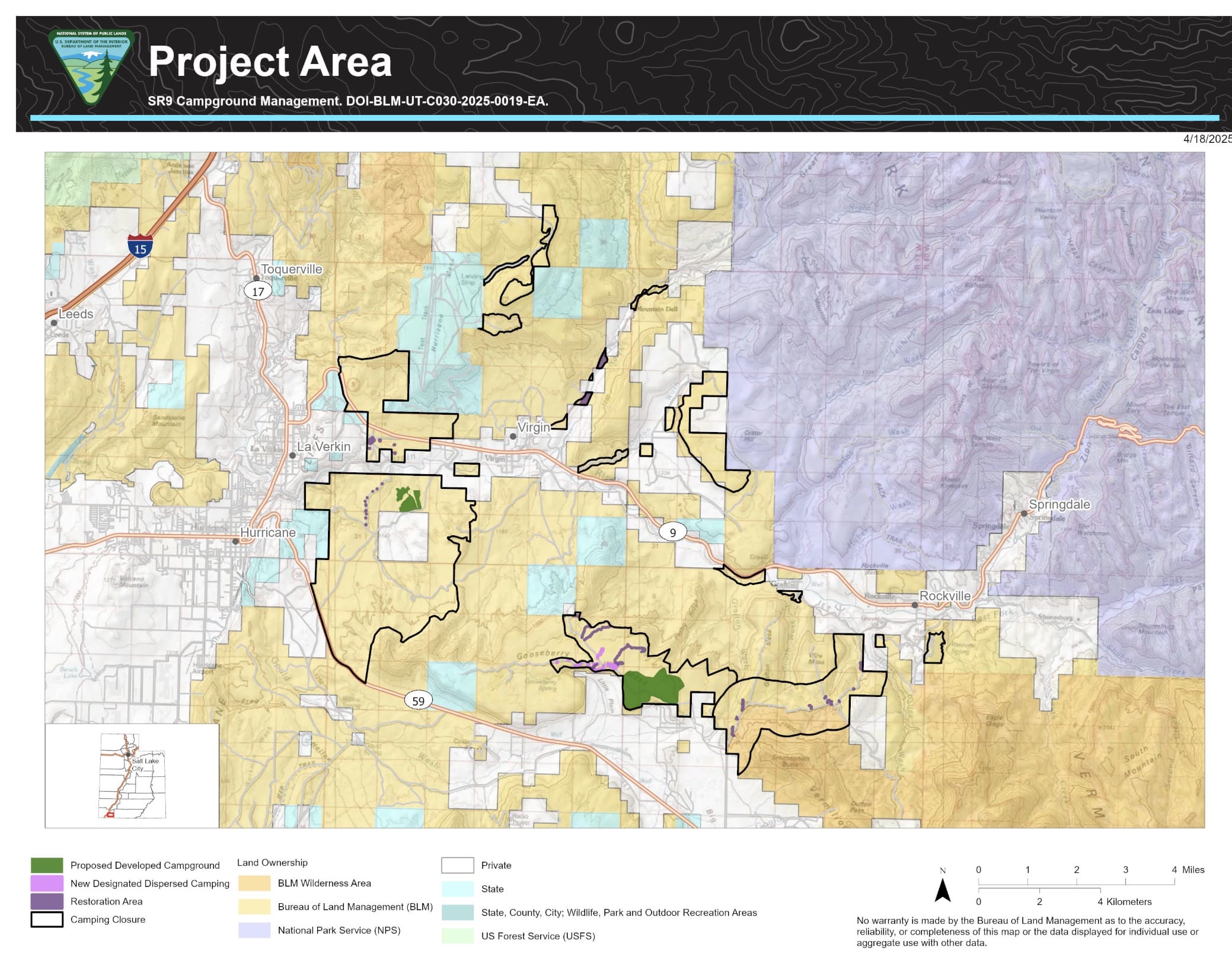 BLM Proposes New Campgrounds Near Zion National Park To Alleviate ...