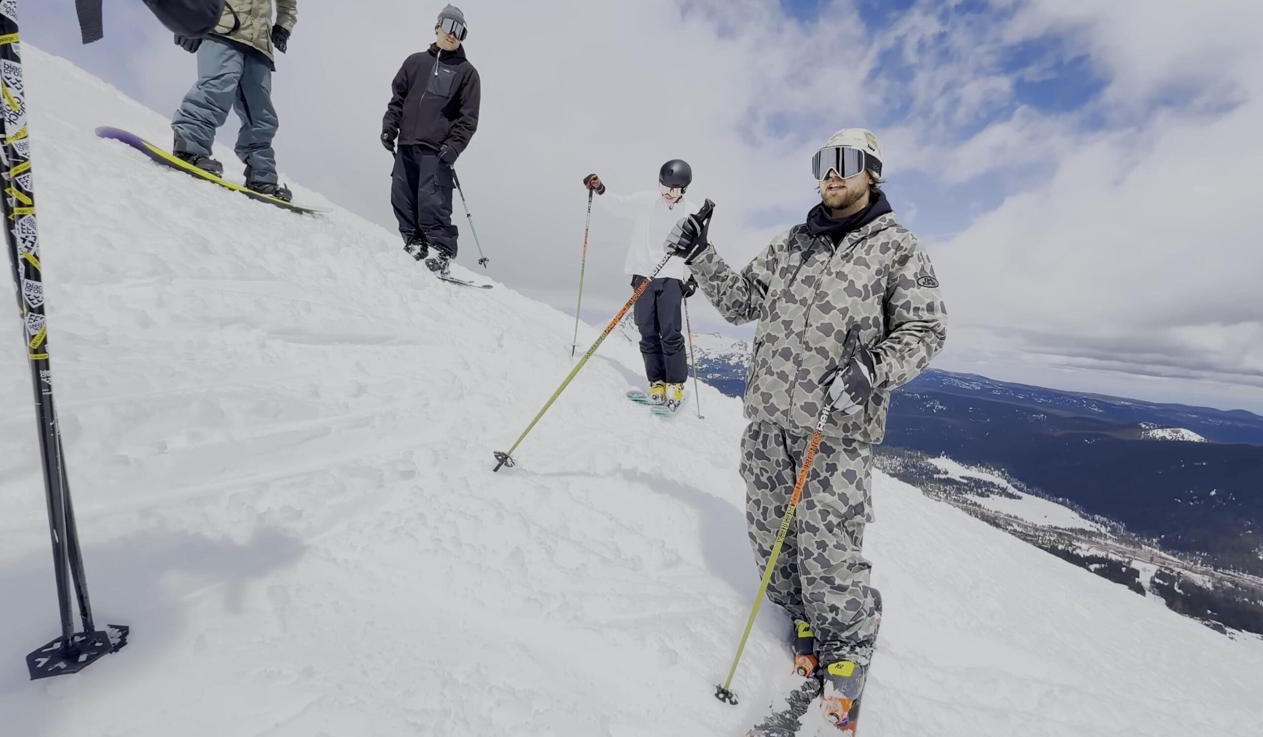 How Professional Skiers Handle A Spring Summit Day At Mount Bachelor ...