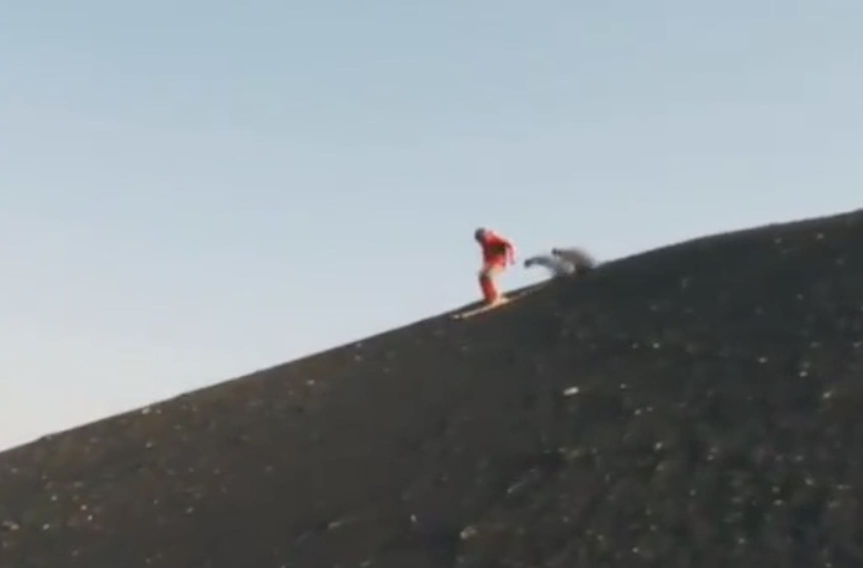 Skiing The Black Slag Hill Created By 100+ Years of Smelting in Montana ...
