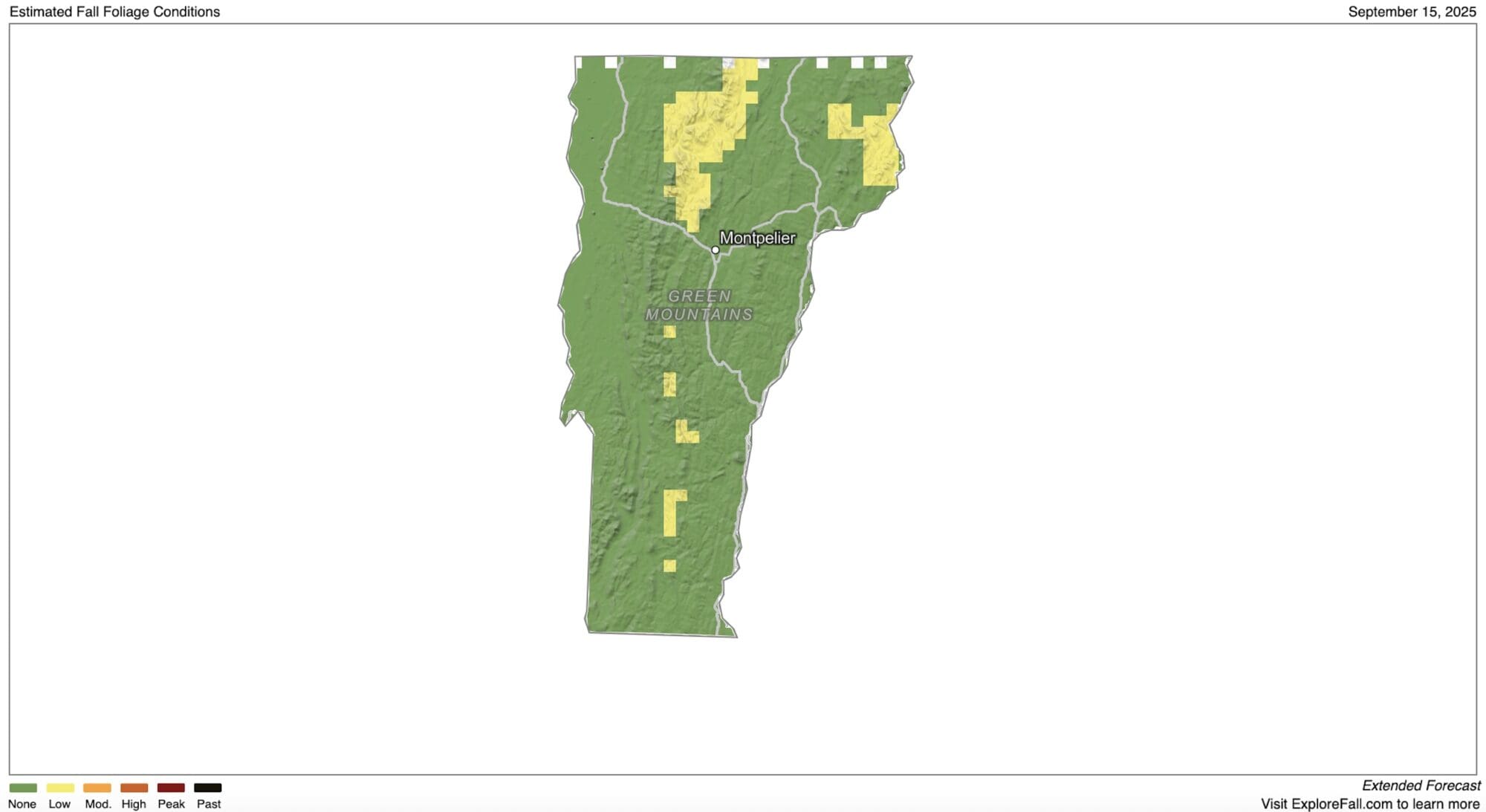 2025 Vermont Fall Foliage Forecast - Unofficial Networks