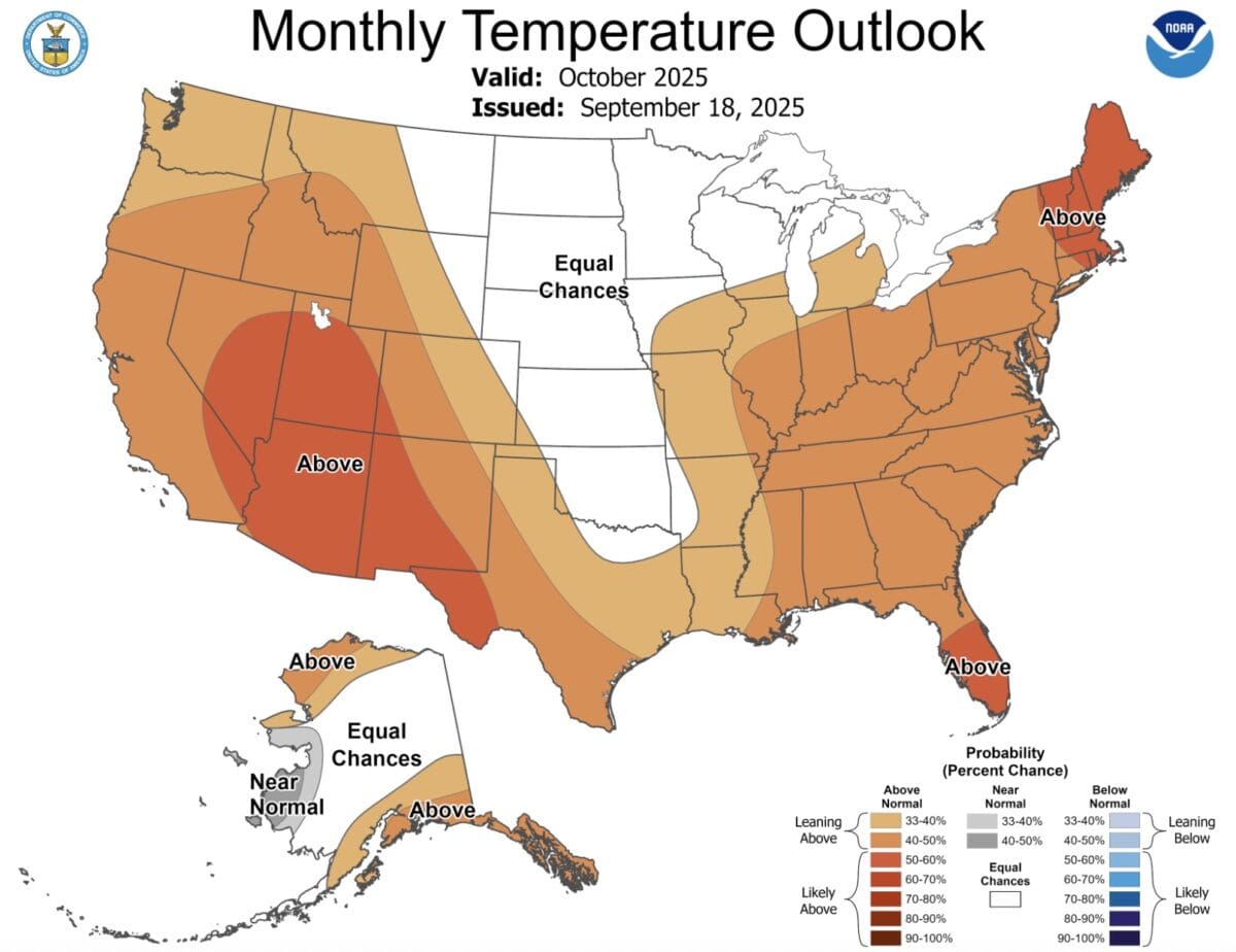 NOAA Releases 2025 October Weather Prediction - Unofficial Networks