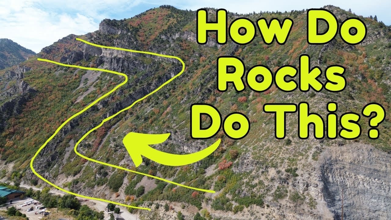 A Secret Mountain Sized "Z-Folded Rock" Explained By Geology Professor ...