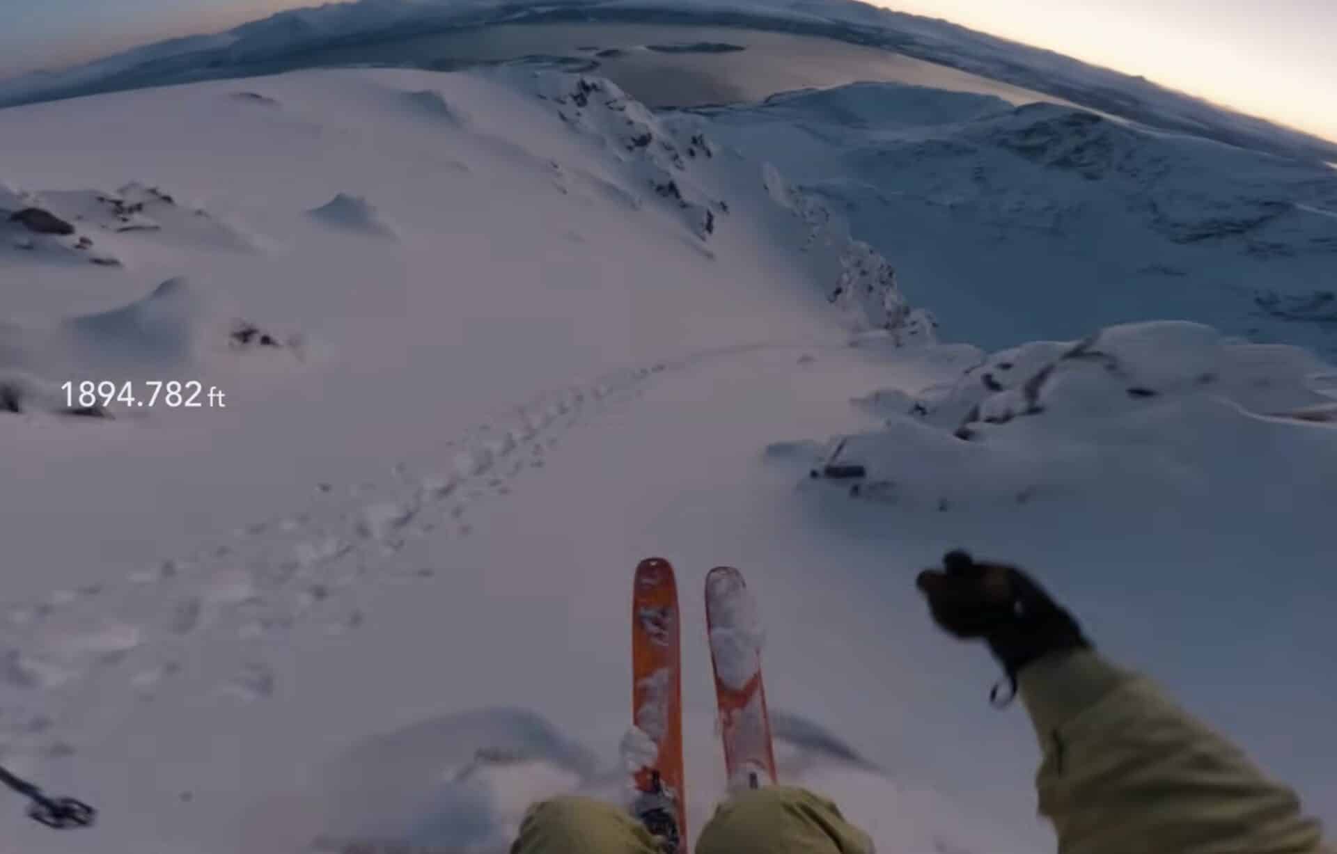 Pro Skier Shreds 2000 Feet of Powder In 1 Minute - Unofficial Networks