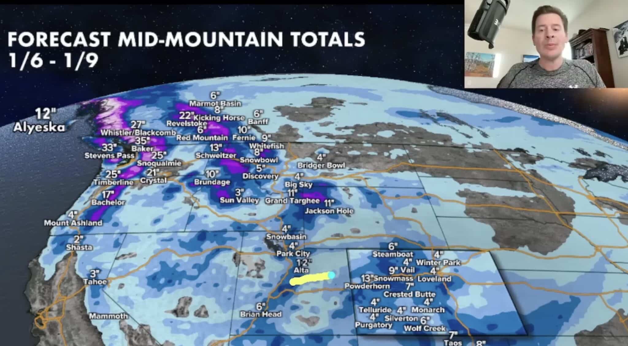 Final Storm System Brings Up To A Foot Of Snowfall To Colorado & Utah ...