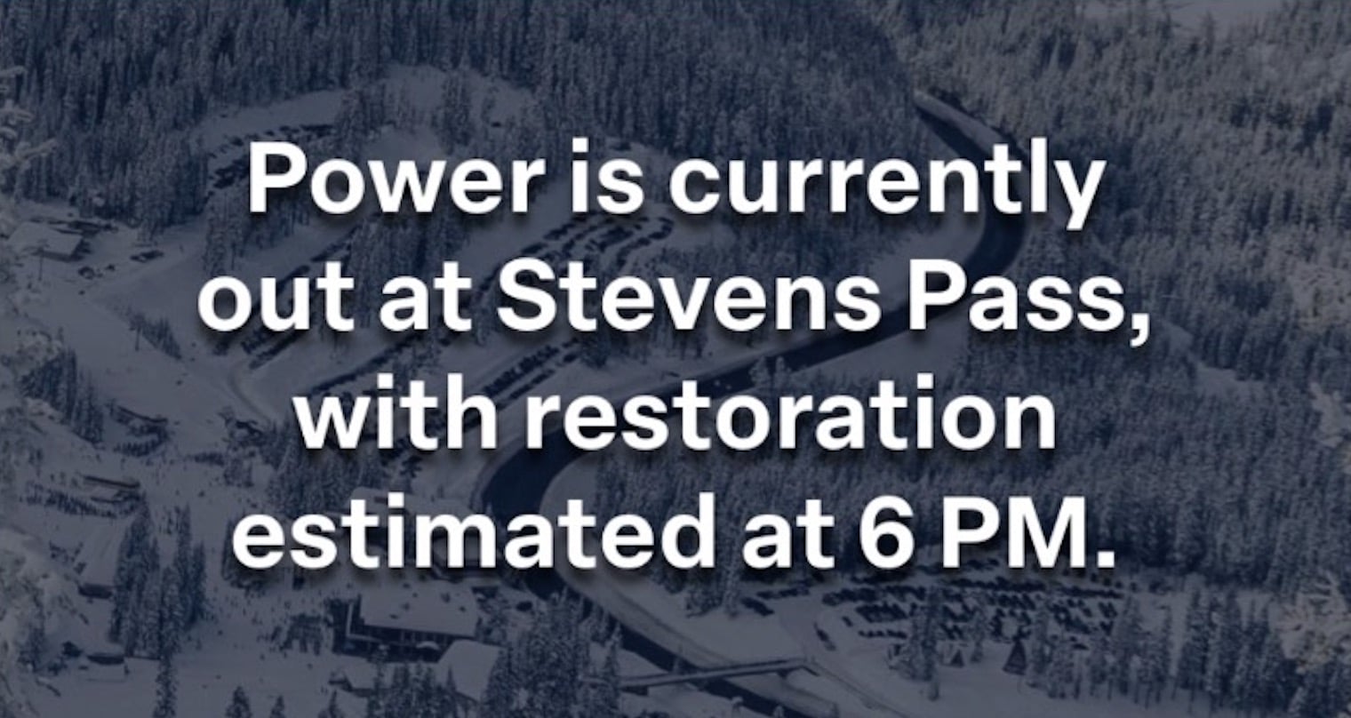 Washington State Ski Resort Closes Due To Power Outage - Unofficial ...