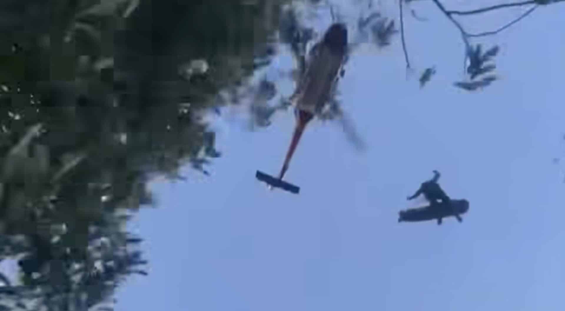 Helicopter Pilots Battle Extreme Winds In Rescue Of California HIker ...