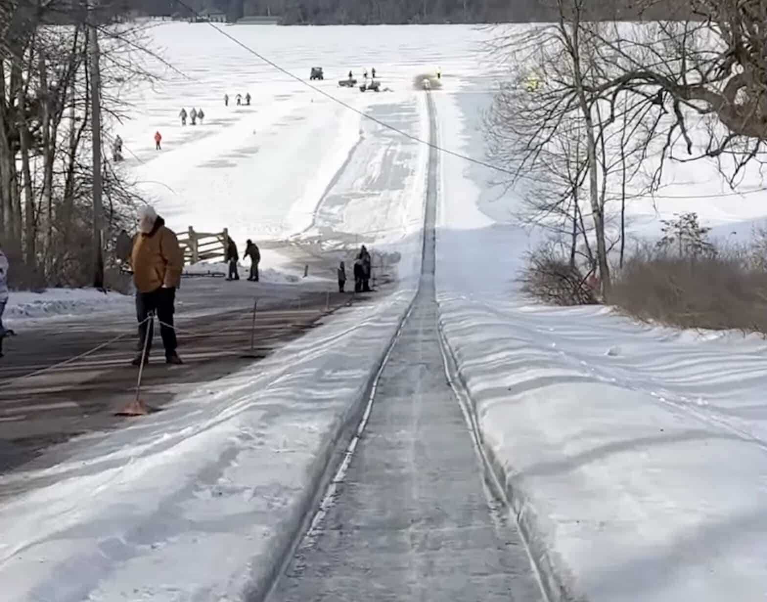 122-Year-Old Ice Slide Still Providing Thrills in Pennsylvania (45mph ...