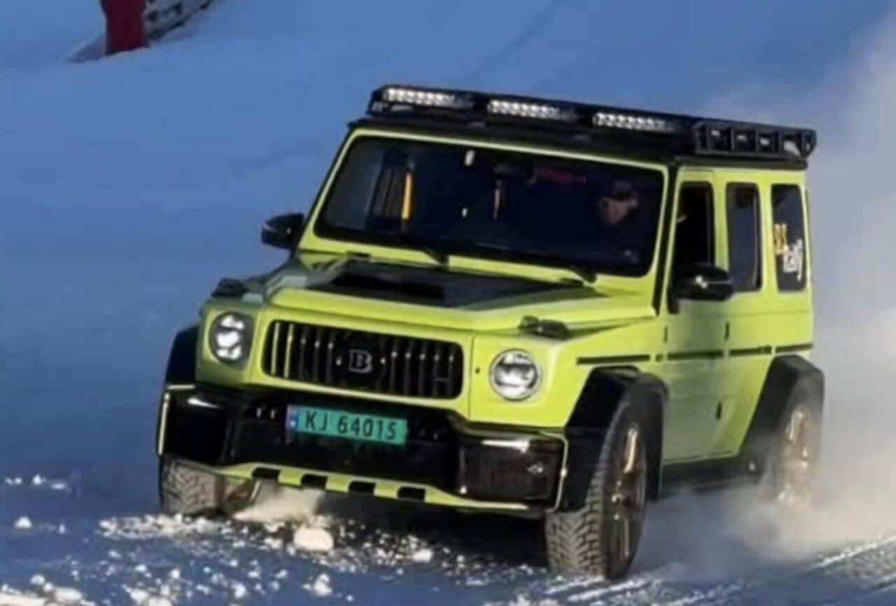Ski Resort Uphill Driving Course Dominated By Modified Mercedes-AMG G63 ...