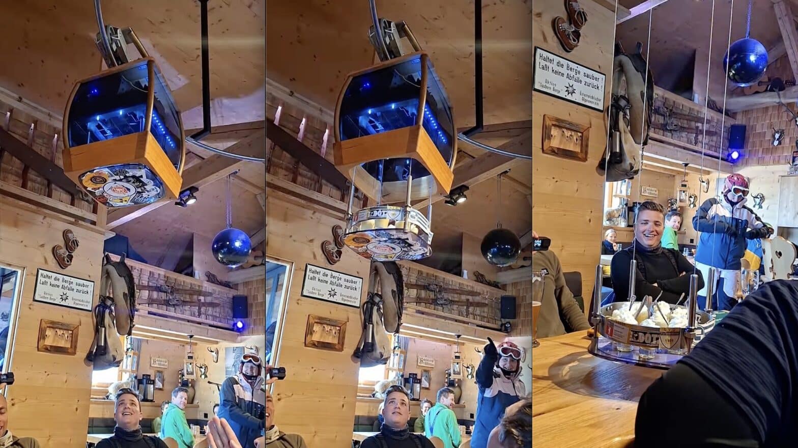 This Austrian Ski Bar Uses A Tiny Gondola To Deliver Schnapps ...