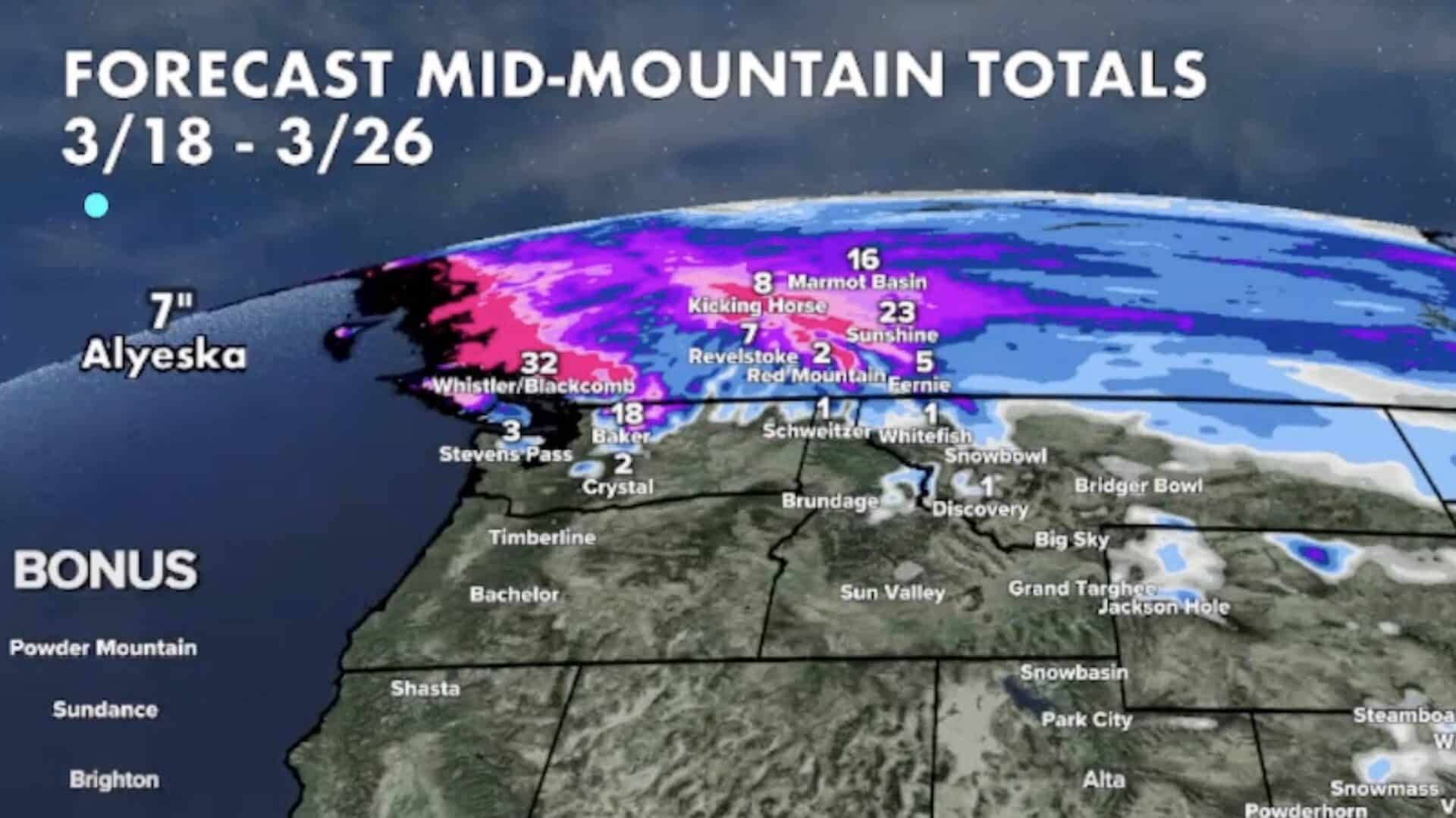 This Is the Only Region Getting Real Snow Over the Next 10 Days ...