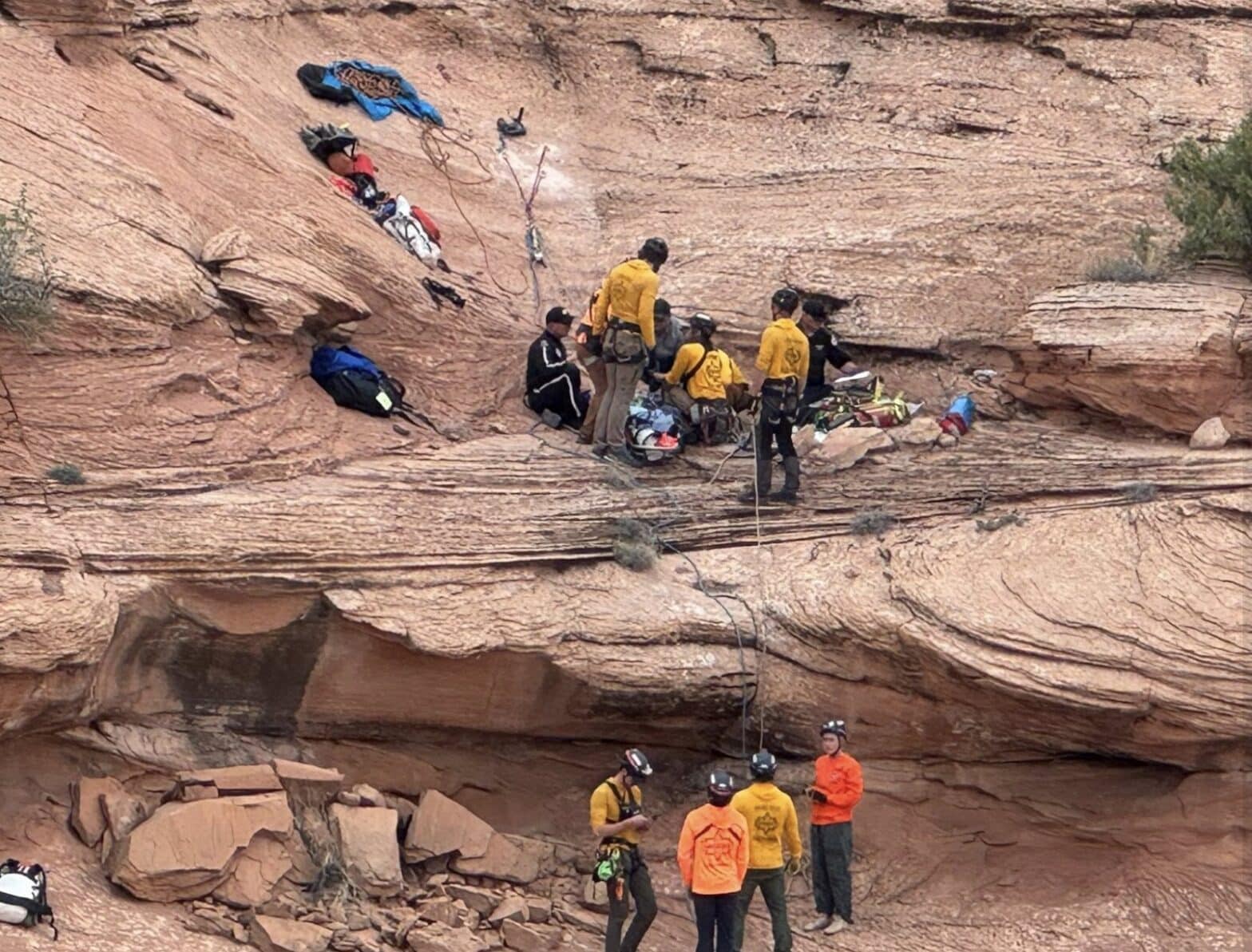 Moab Hiker Airlifted After Falling 80-Feet Off Trail Edge - Unofficial ...