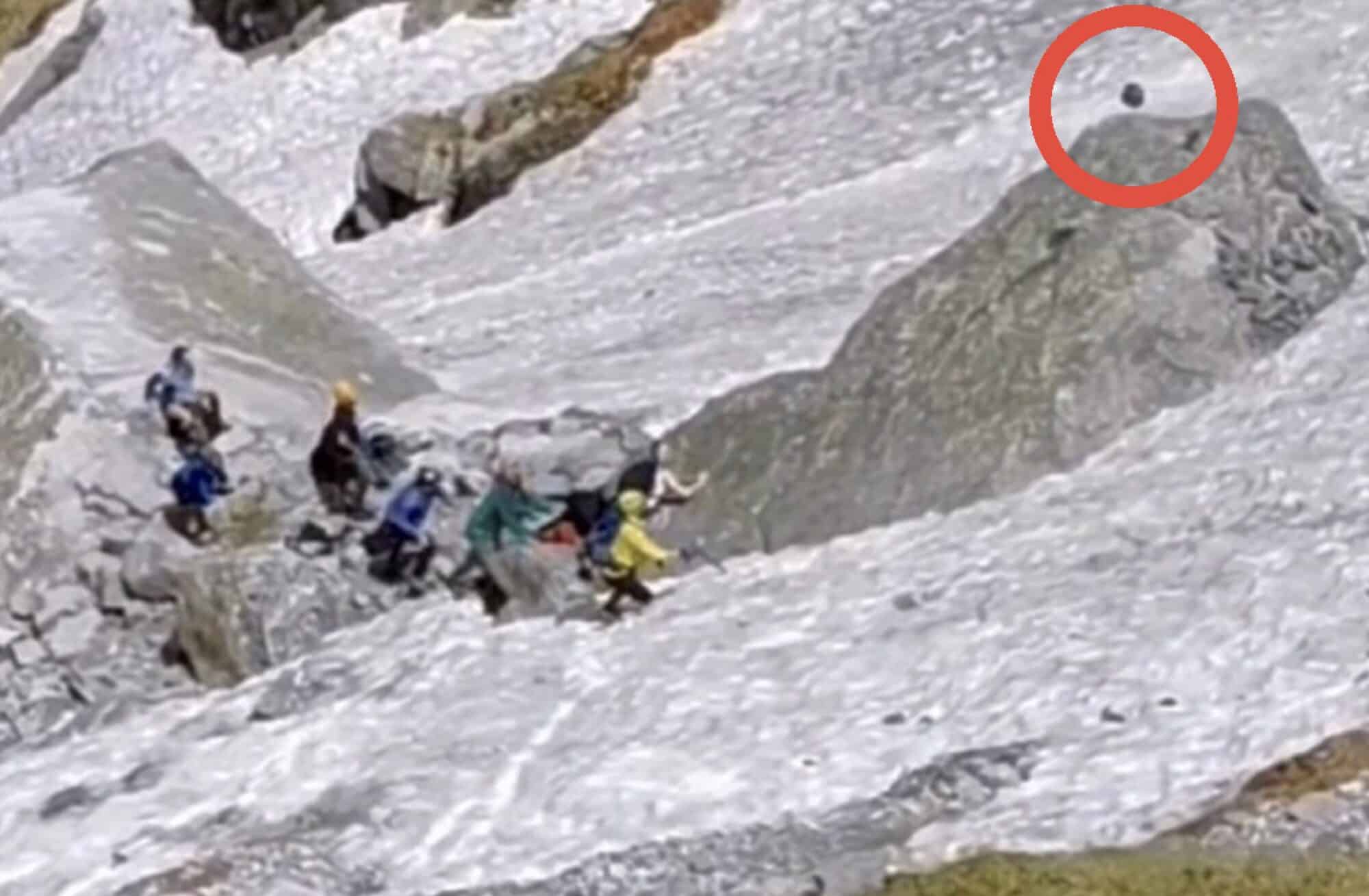 Loose Boulder Barely Misses Climbing Group In Polish National Park ...