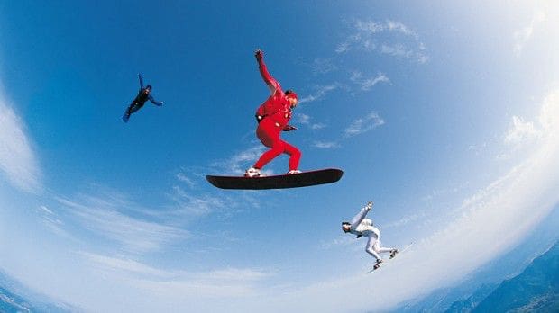 Perched in the clouds, balancing on the wind between the realms of the ...