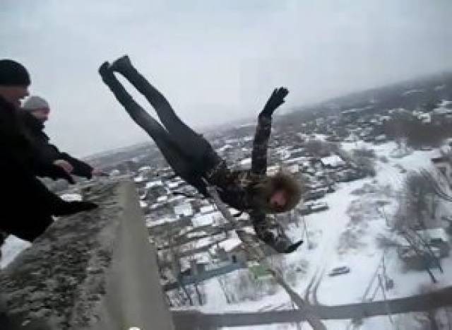 Homemade Russian Bungee Jump | WTF | Unofficial Networks