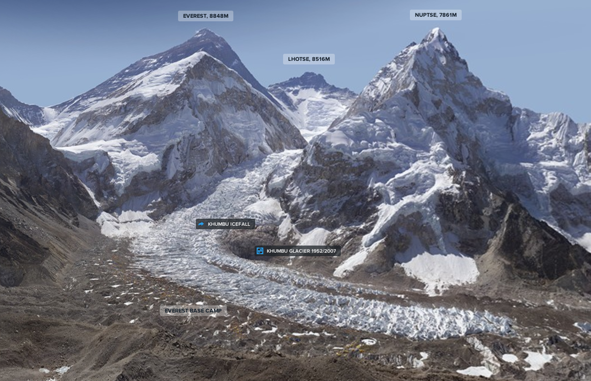 Everest: Rivers of Ice | An Online Exploration Of Mount Everest & Its ...