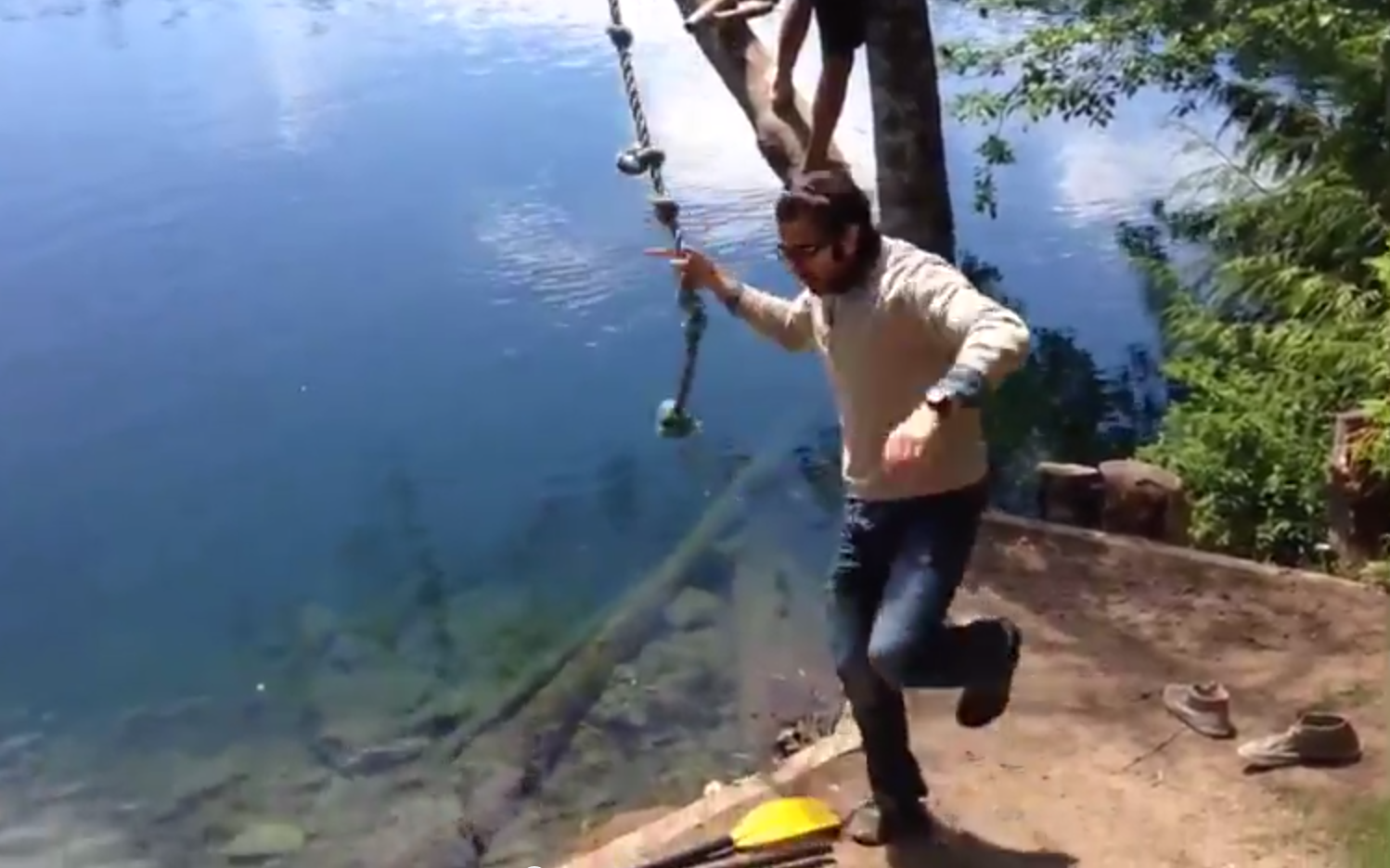Summertime Stoke: Hipster Rope Swing Fail | Unofficial Networks