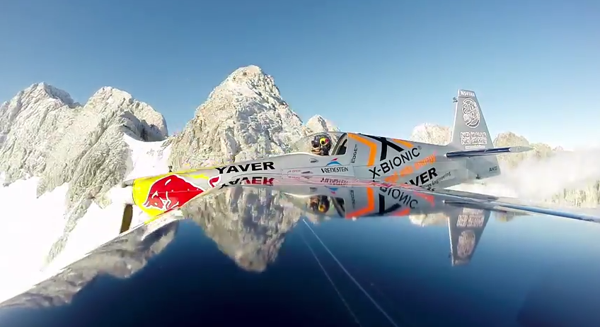 Red Bull stunt pilot takes you through a ride in the Austrian Alps ...
