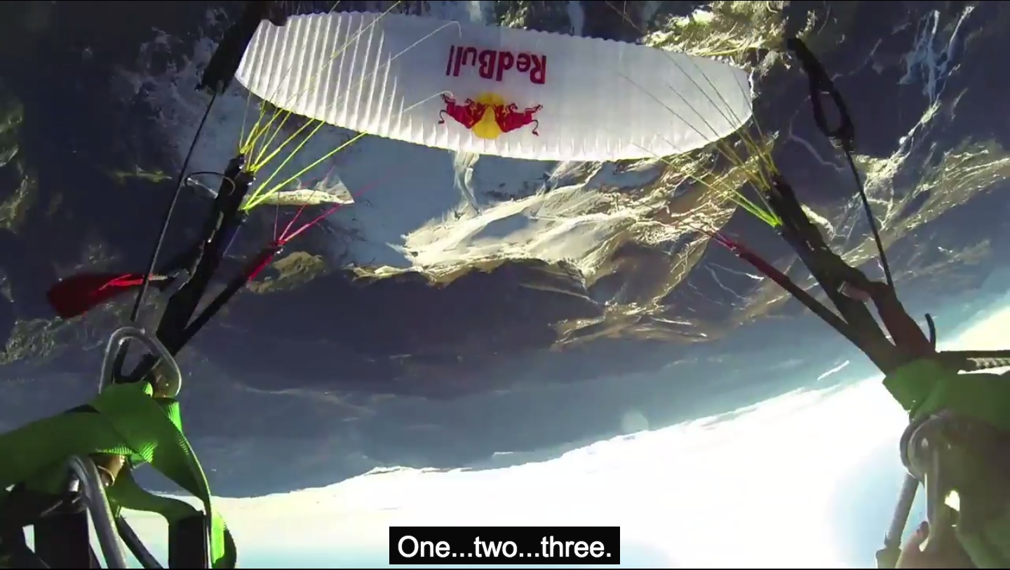 Paraglider-Powered High Altitude Human Slingshot – Red Bull Never Stops ...