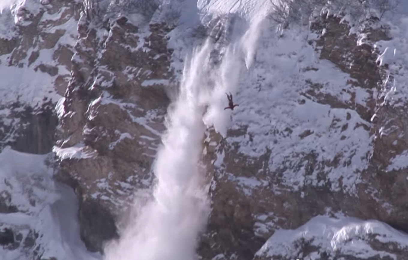 Classic Post: Julian Carr’s 210′ World Record Inverted Cliff Jump ...