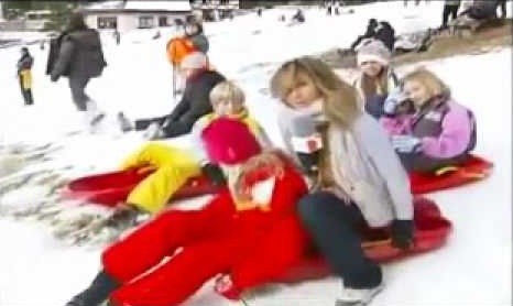 CLASSIC: Sledding Spanish Reporter Forgets One Thing…. | Unofficial ...