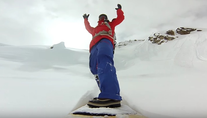 WATCH: Pro Skier Goes Powder Surfing | Unofficial Networks
