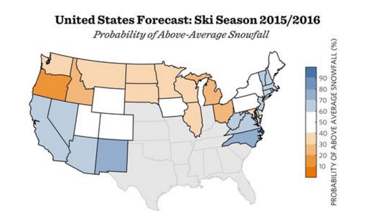 OpenSnow Released a Snow Forecast Map For The States | Unofficial Networks